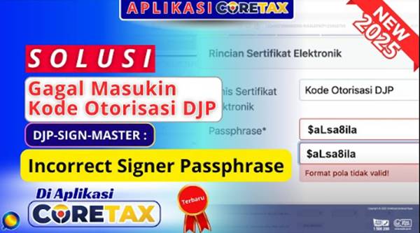 Cara Mengganti Passphrase Coretax Terbaru untuk Wajib Pajak - Rambay.id